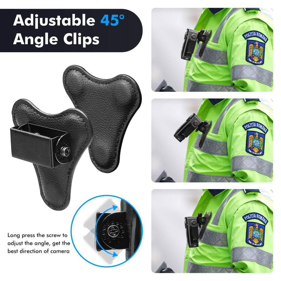 BOBLOV Body Camera Magnet Mount, Support 45° Angle Adjustable