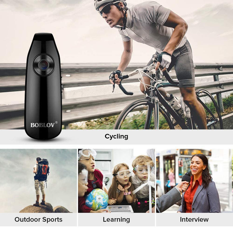 BOBLOV IDV007 Compact 1080P HD Body Camera for Security & Surveillance