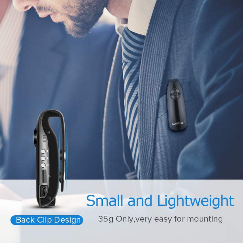 BOBLOV IDV007 Compact 1080P HD Body Camera for Security & Surveillance