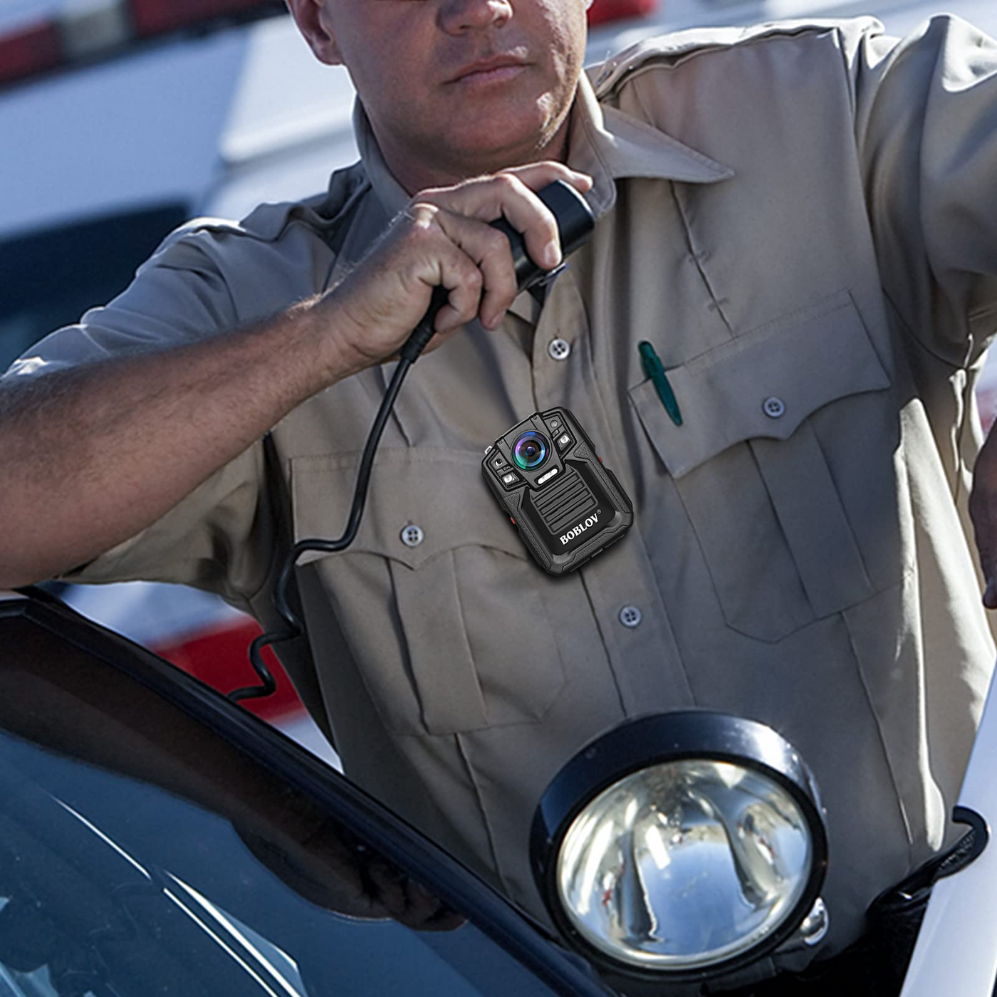 BOBLOV HD66-02/D7 Rugged Police Body Camera, Waterproof, High-Definition